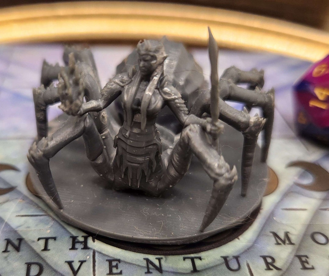 Drider Female 3D Resin Printed Mini Size Large - Etsy