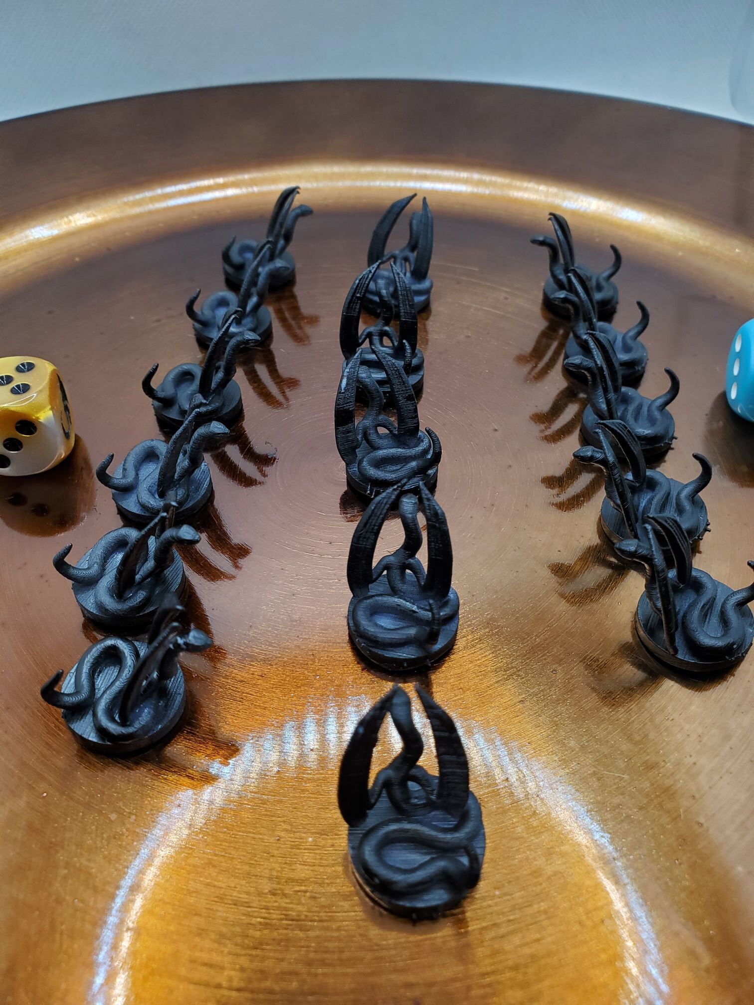 Flying Snakes Resin Printed Mini Hand Painted Paint - Etsy