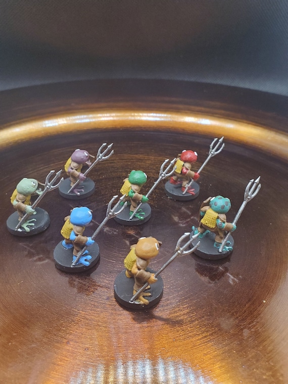 Grung Fighters set of 6 Resin Printed Mini Size Small - Etsy
