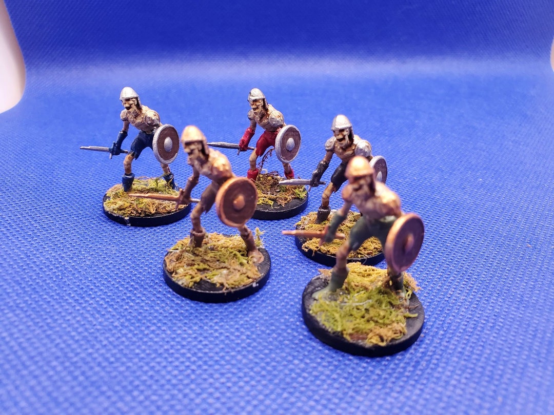 Skeleton Set of 4 Resin Printed Mini Hand Painted, Paint Primed, or ...