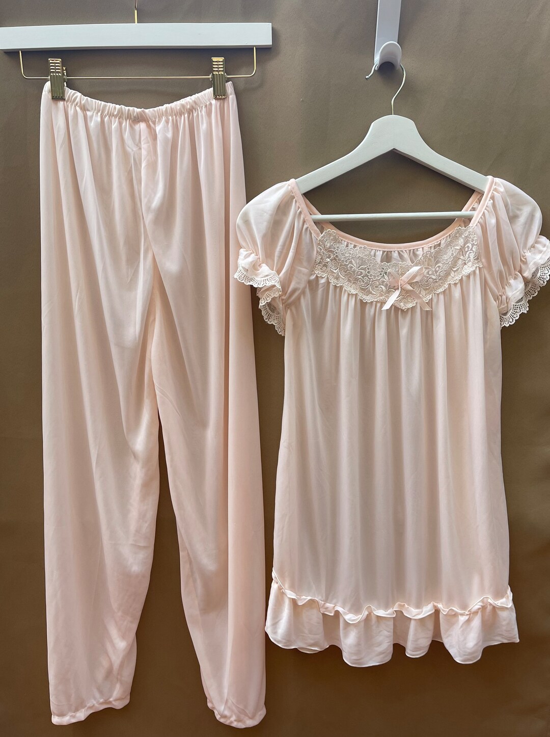 Vintage Pajama Set - Etsy