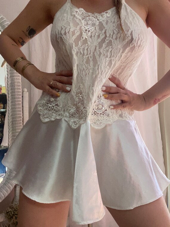 Vintage Lace Slip Lingerie Gem