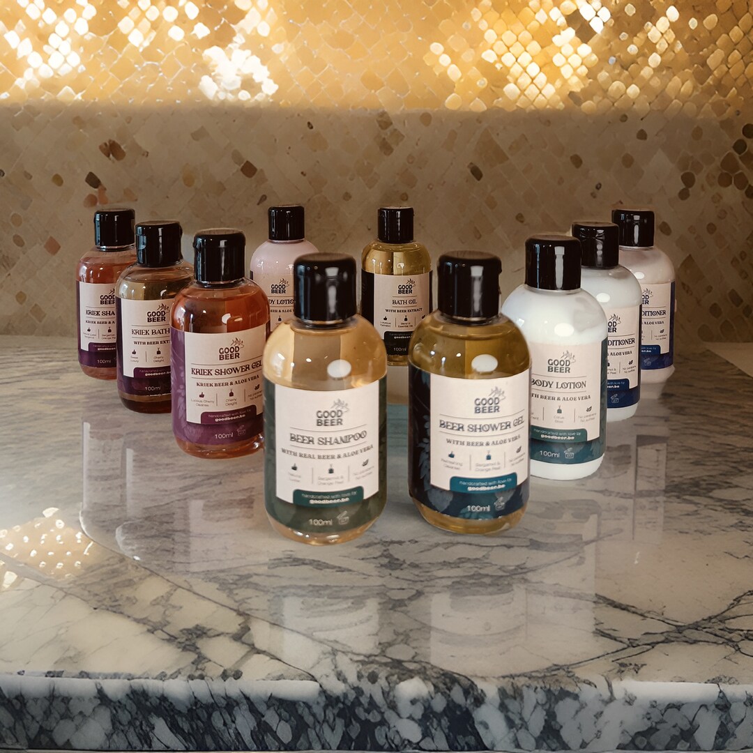 10 X Goodbeer Gift Set Travel Beer Body Care Made in Brussels Beer ...