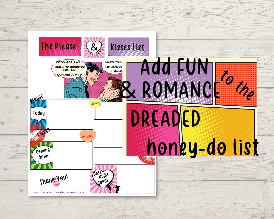 Honey-do List; Happy Husband to Do List; Fun & Romantic Please and ...