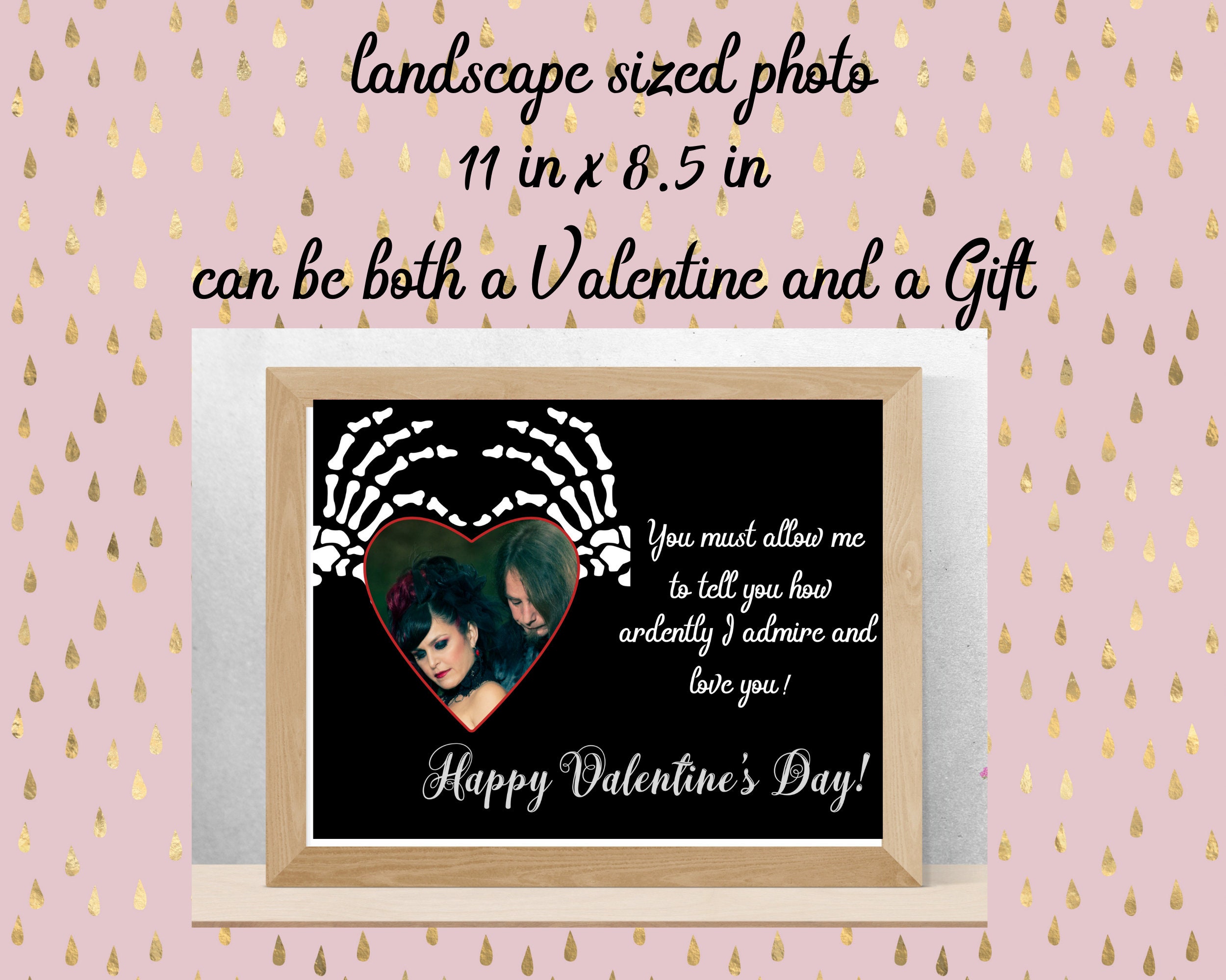 Jane Austen Skeleton Love Valentine | Canva Editable | Unique Skeletal ...