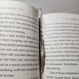 Metal Leaf Bookmark - Etsy