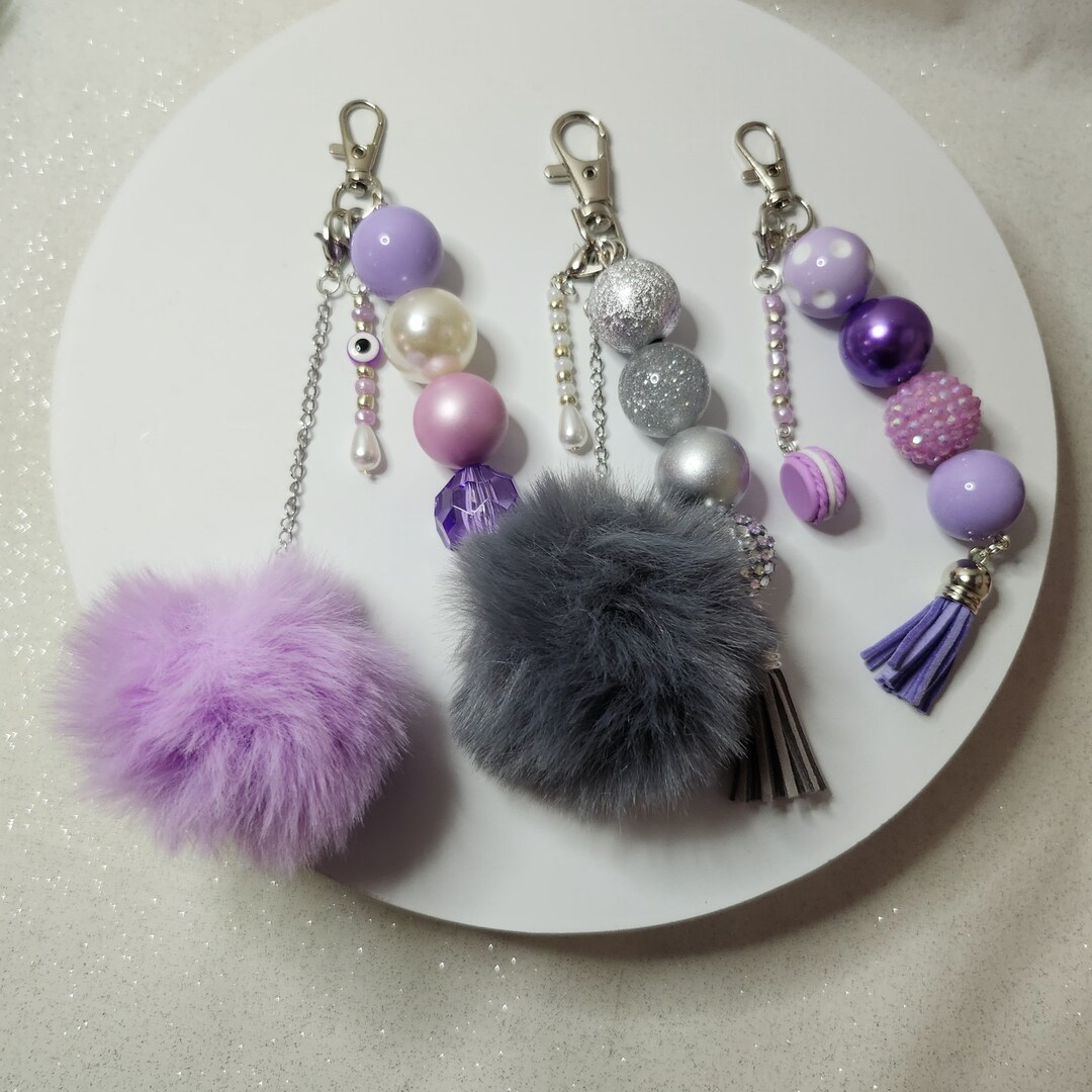 Bubblegum Trending Keychains, Purse Charms - Etsy