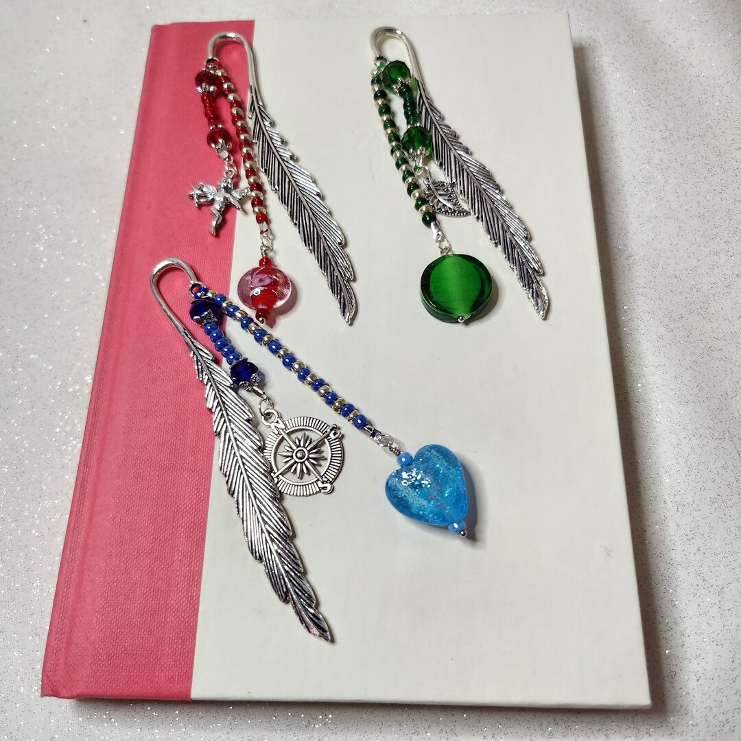 Metal Leaf Bookmark - Etsy