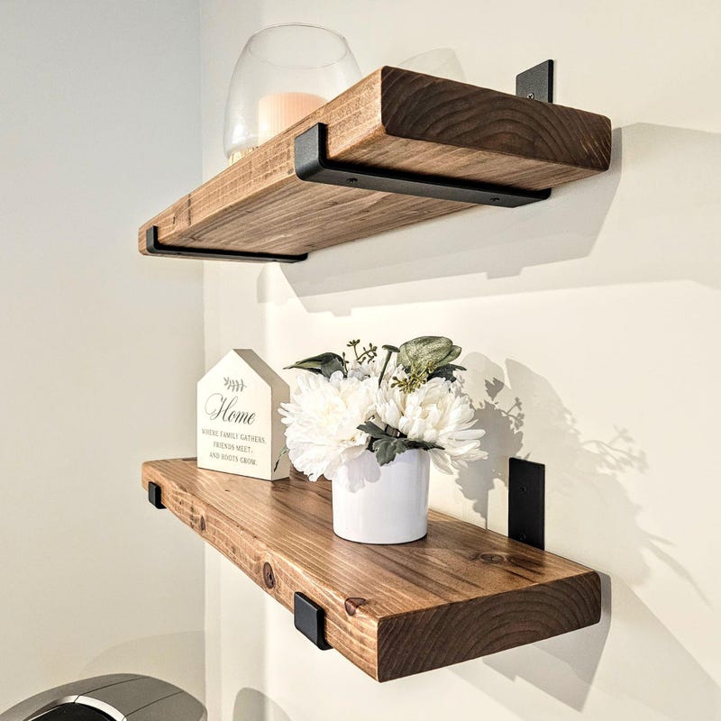 Floating Shelf 48 Rustic - Etsy