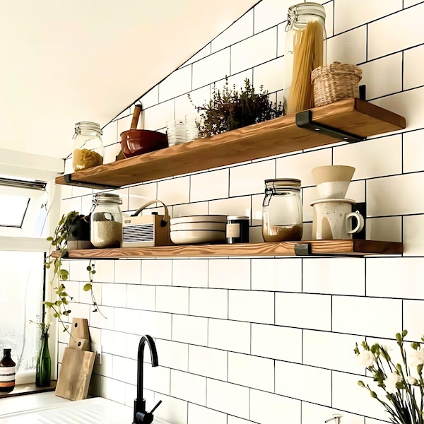 Kitchen Wall Shelf - Etsy