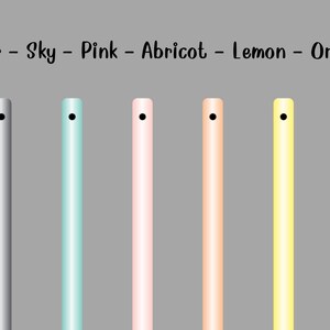 Digital Binder Rings Set 6 Pastel Colors for Planner | Journal ...