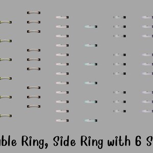Digital Binder Rings Set 6 Pastel Colors for Planner | Journal ...