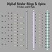 Digital Binder Rings Set 6 Pastel Colors for Planner | Journal ...
