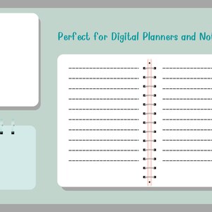 Digital Binder Rings Set 6 Pastel Colors for Planner | Journal ...