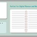Digital Binder Rings Set 6 Pastel Colors for Planner | Journal ...