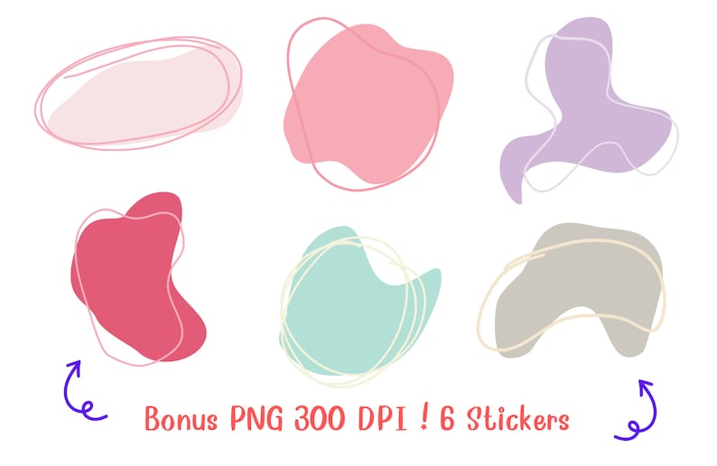 Digital Binder Rings Set 6 Pastel Colors for Planner | Journal ...