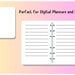 Digital Binder Rings Set 6 Colors for Planner | Journal | Goodnotes - Etsy