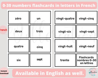 Printable Number Flash Cards Couting Card Set 0 10 Toddler - Etsy