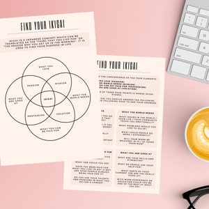 Find Your IKIGAI Workbook Life Purpose | Passion Workbook | PDF DINA4 ...