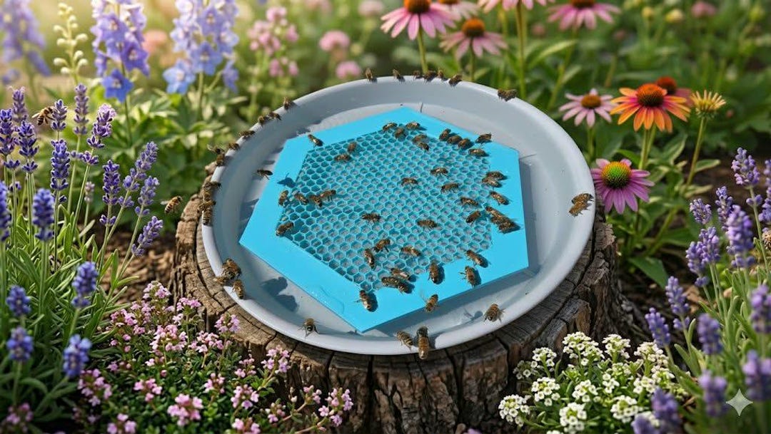 Floating Bee Island, Bee Waterer, Bee Water Station, Colorful Bee ...
