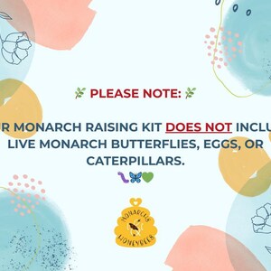 Monarch Butterfly Raising Kit- Butterfly Raising Kit, Milkweed Floral ...