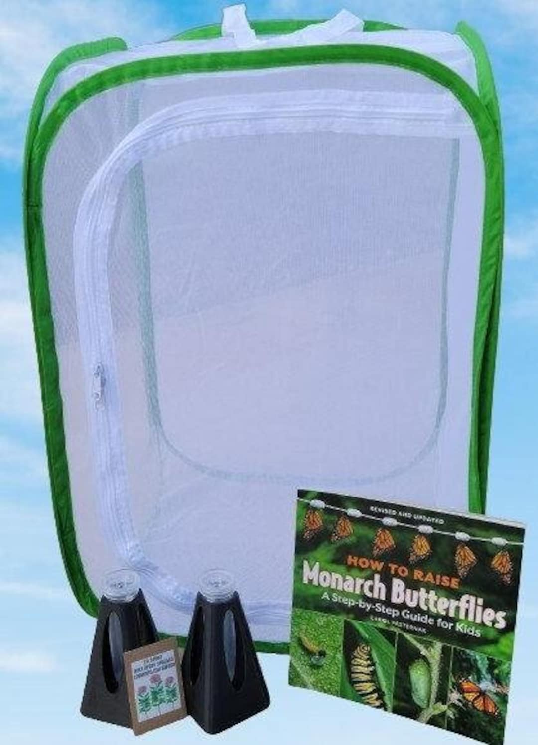 Monarch Butterfly Raising Kit- Butterfly Raising Kit, Milkweed Floral ...