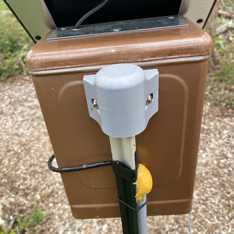 Parmak Magnum Solar-pak 12 T-post Mount - Etsy