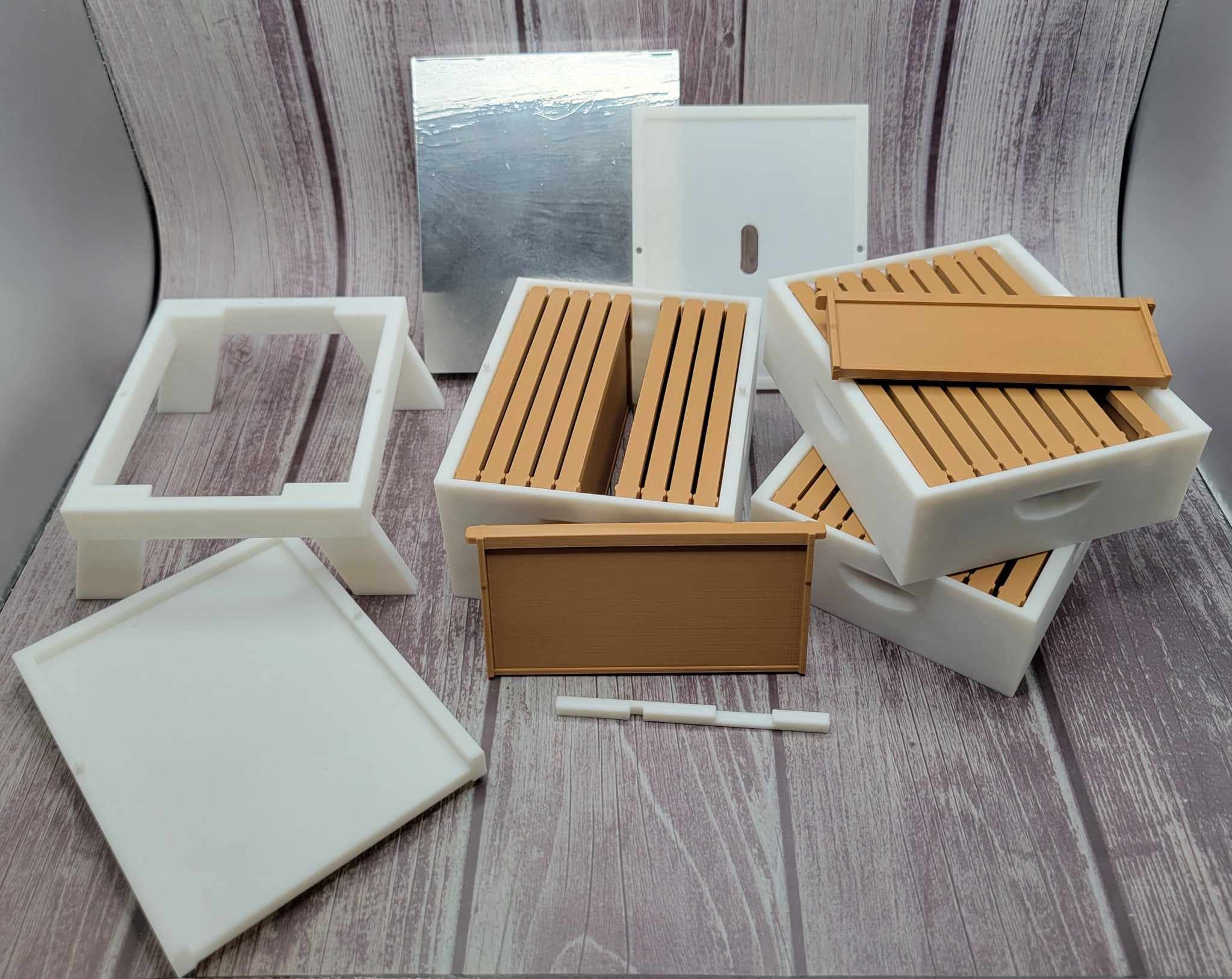 Mini 3D Langstroth Beehive Model - Desk Display - Beekeeper Gift - Etsy