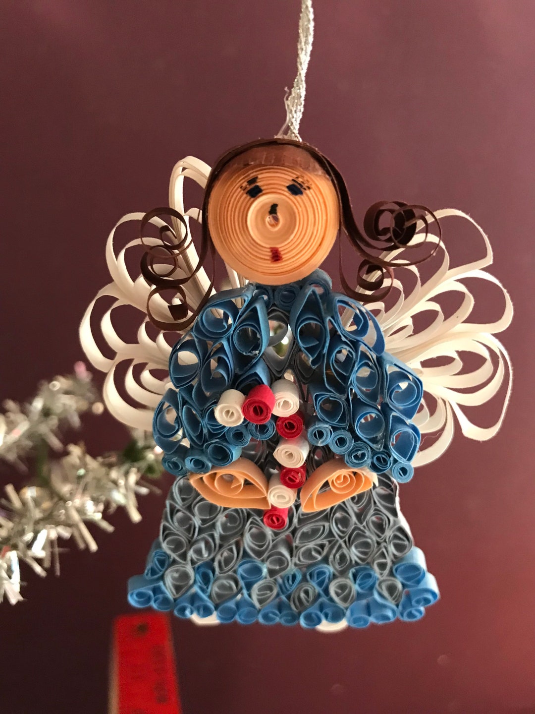 Quilling Angel Ornament - Etsy