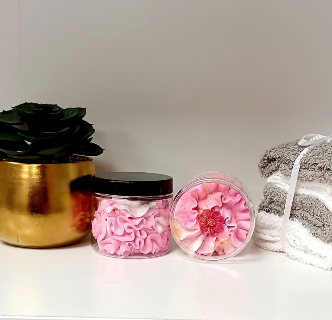 Kflower Perfume Moisturising Whipped Soap, Shower or Bath Whipped Soap, SLS Free Vegan Friendly ...