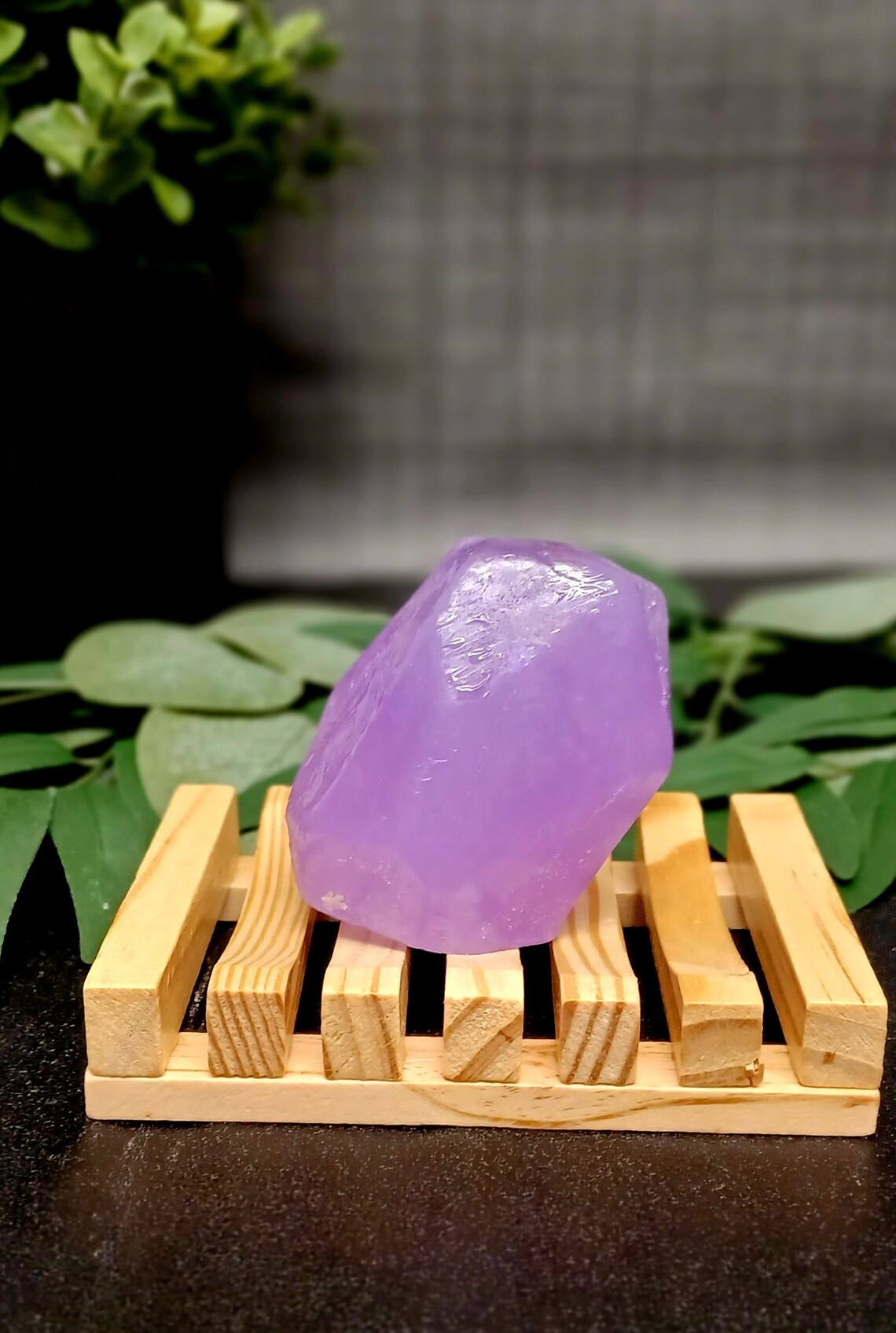 Amethyst Soap, Gemstone Soap, Crystal Soap, Crystal SOAP With Real ...