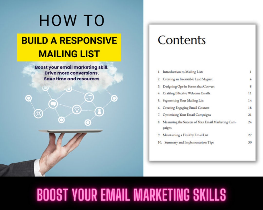 How to Build a Responsive Mailing List - Etsy