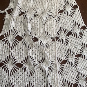 Crochet White Shawl / White Cotton Wrap / White Wrap - Etsy