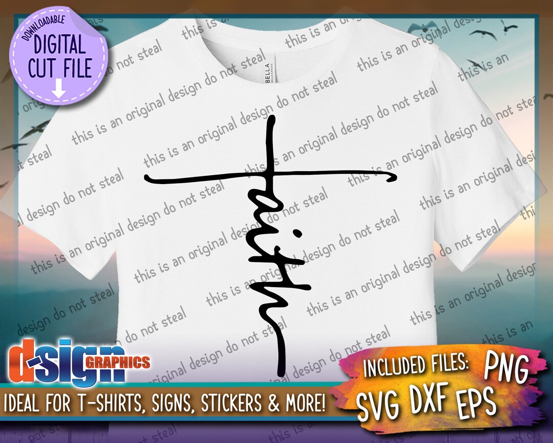 Faith - Religious - SVG Digital Download Vector Artwork File Ideal for ...