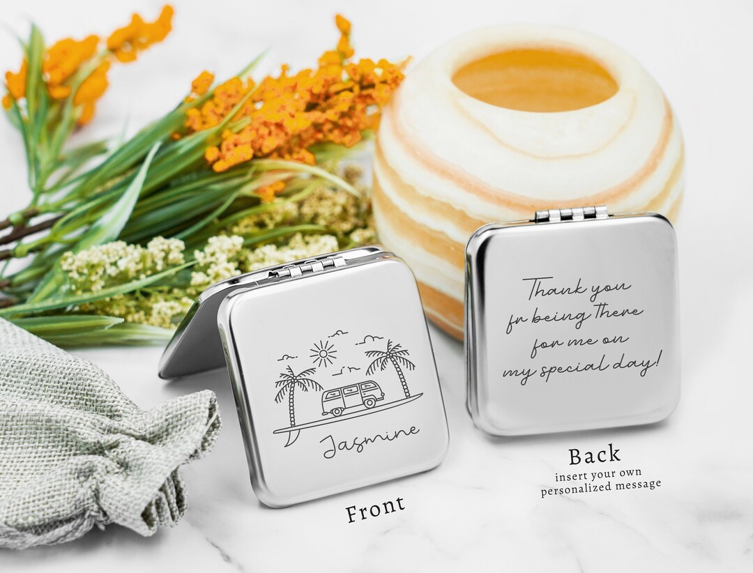 Custom Compact Mirror, Personalized Mirror, Personalized Gift for Her ...