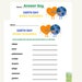 Earth Day Word Scramble and Answer Key Printable, Instant Download ...