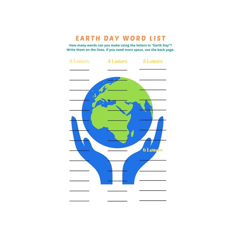 Earth Day Word List Printable Instant Download Print At Home Etsy Australia earth-day-word-list-printable-instant-download-print-at-home-etsy-australia