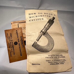 1940's Era Vintage Micrometer - Etsy