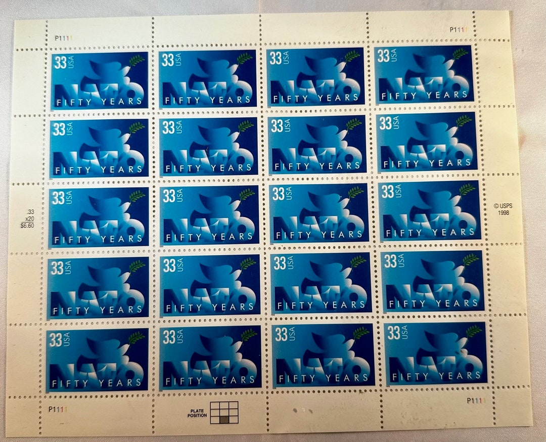 NATO 50th Anniversary - .33 US Stamp - Etsy