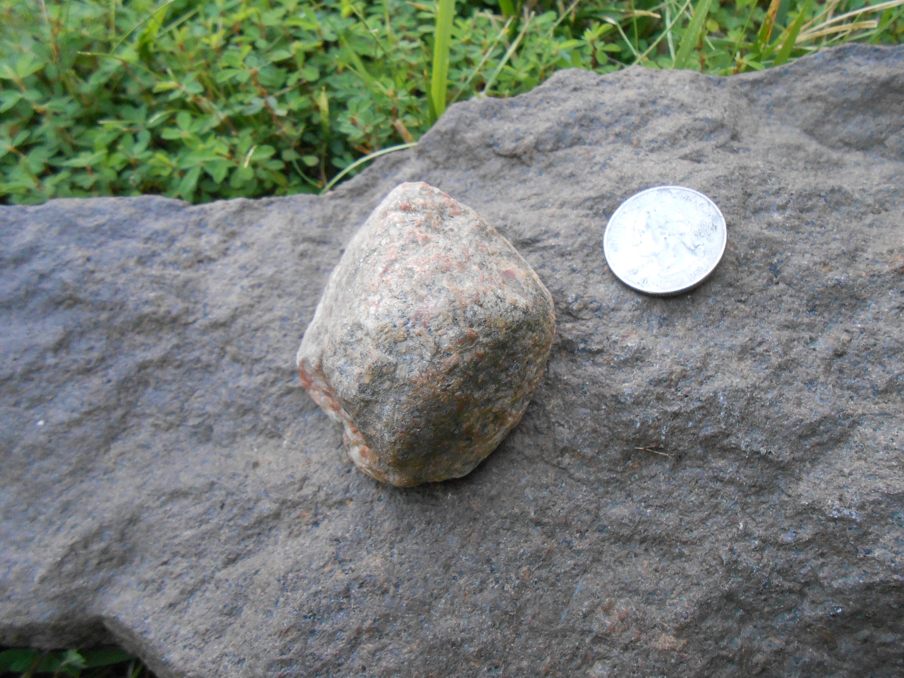 Sparkling Red Granite Hammer Stone Mississippian Native American ...