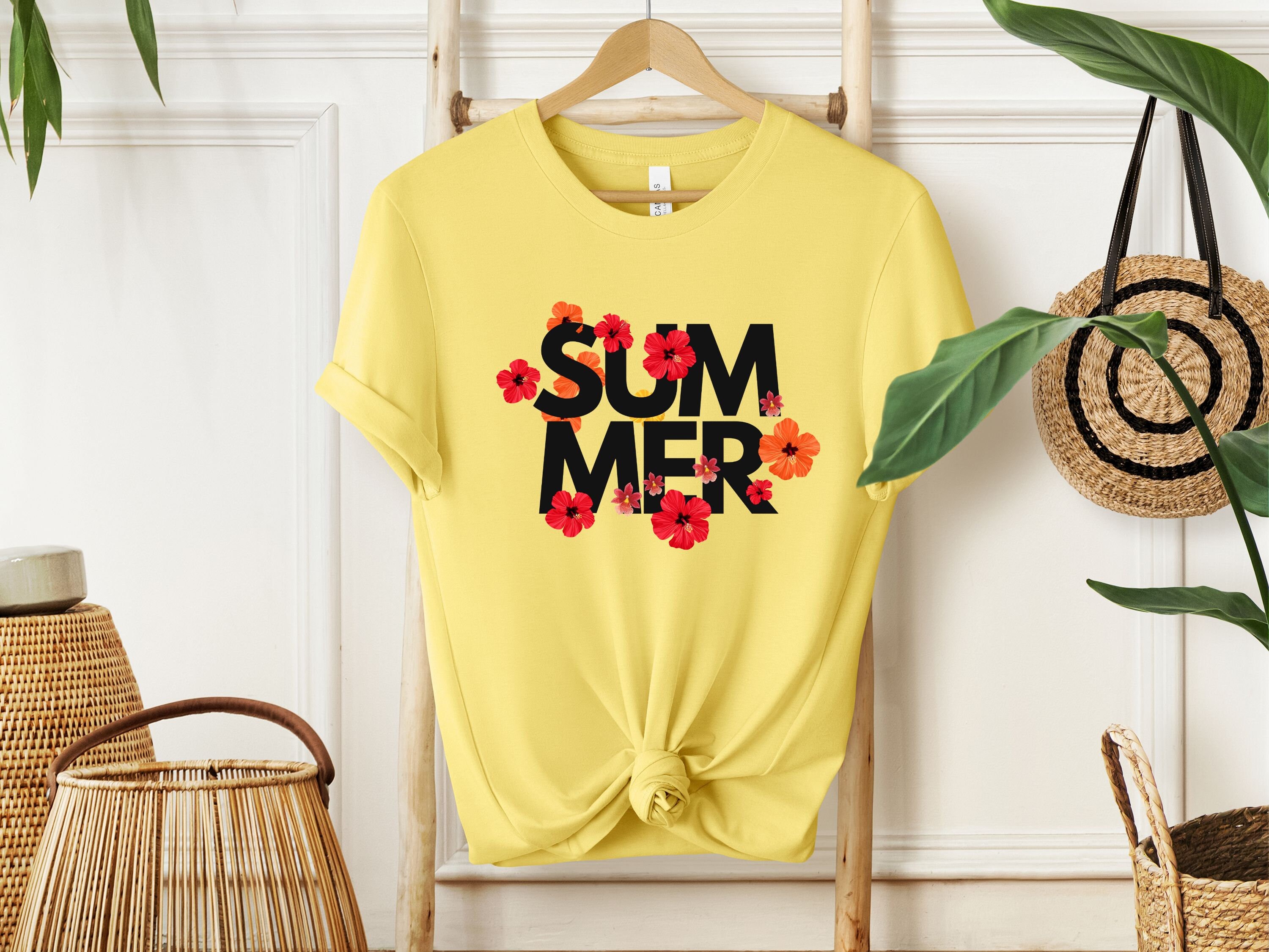 Summer Unisex Jersey Short Sleeve Tee, Unisex Comfort T-shirt, Summer ...