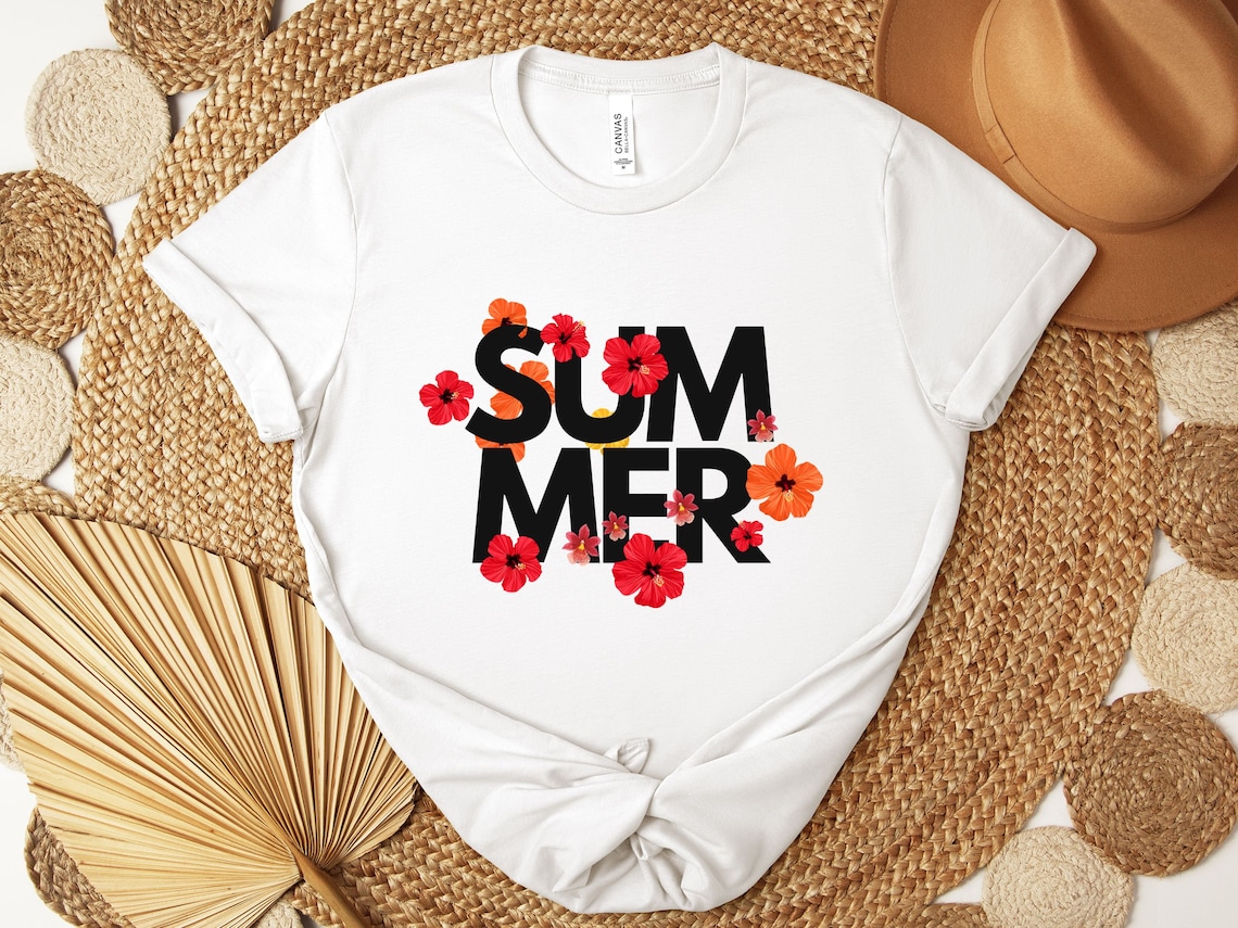 Summer Unisex Jersey Short Sleeve Tee, Unisex Comfort T-shirt, Summer ...