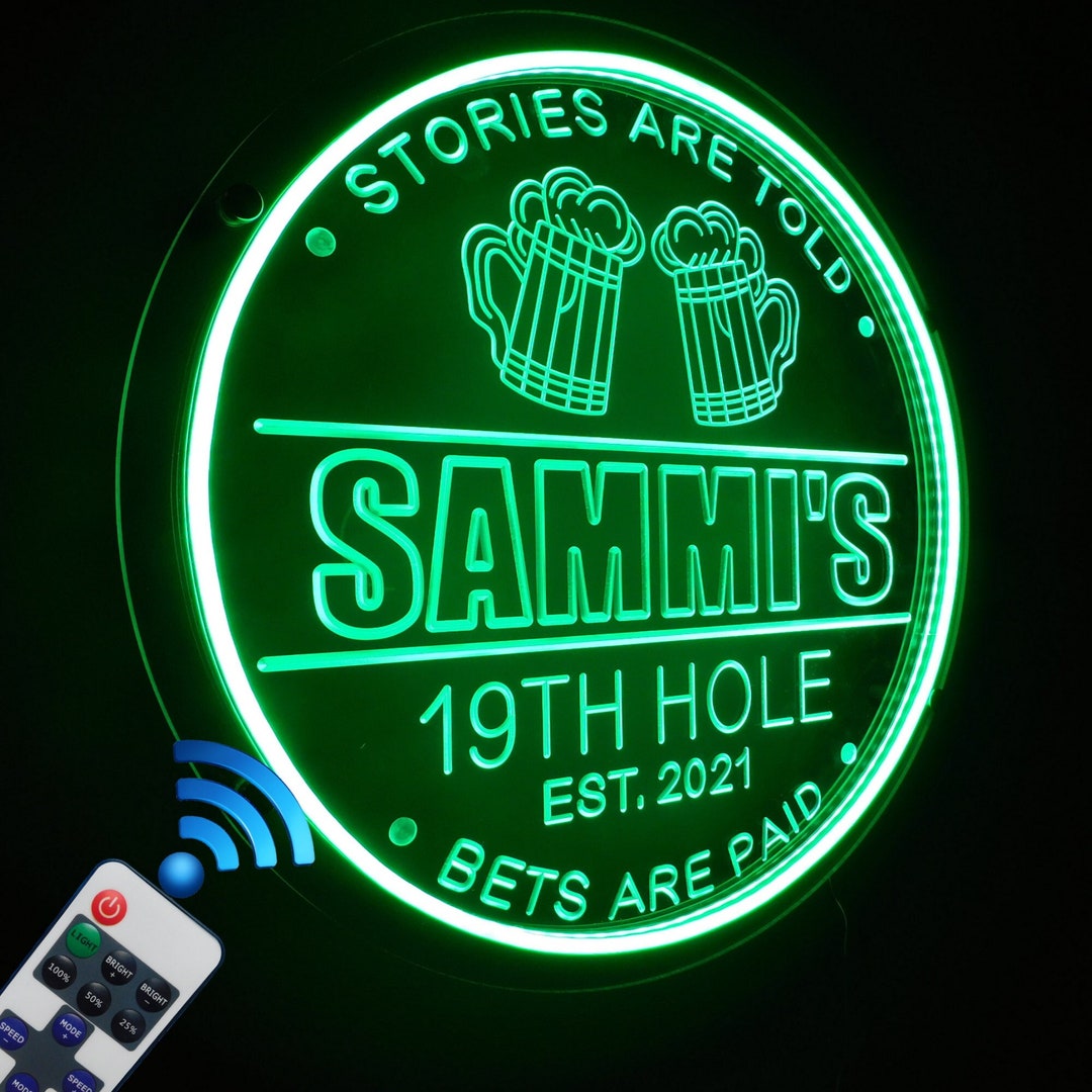 Bar Signs for Home Bar, Personalized Custom Neon Sign Beer Bar Lights ...