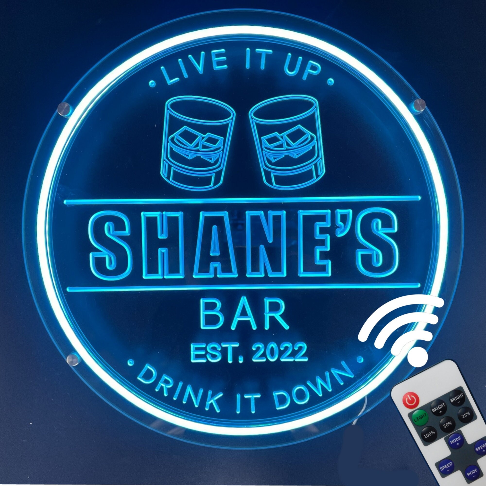 Whiskey Lighted Signs for sale | Only 4 left at -60%