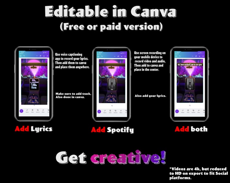 Sunset Drive Visualizer Bundle - Etsy