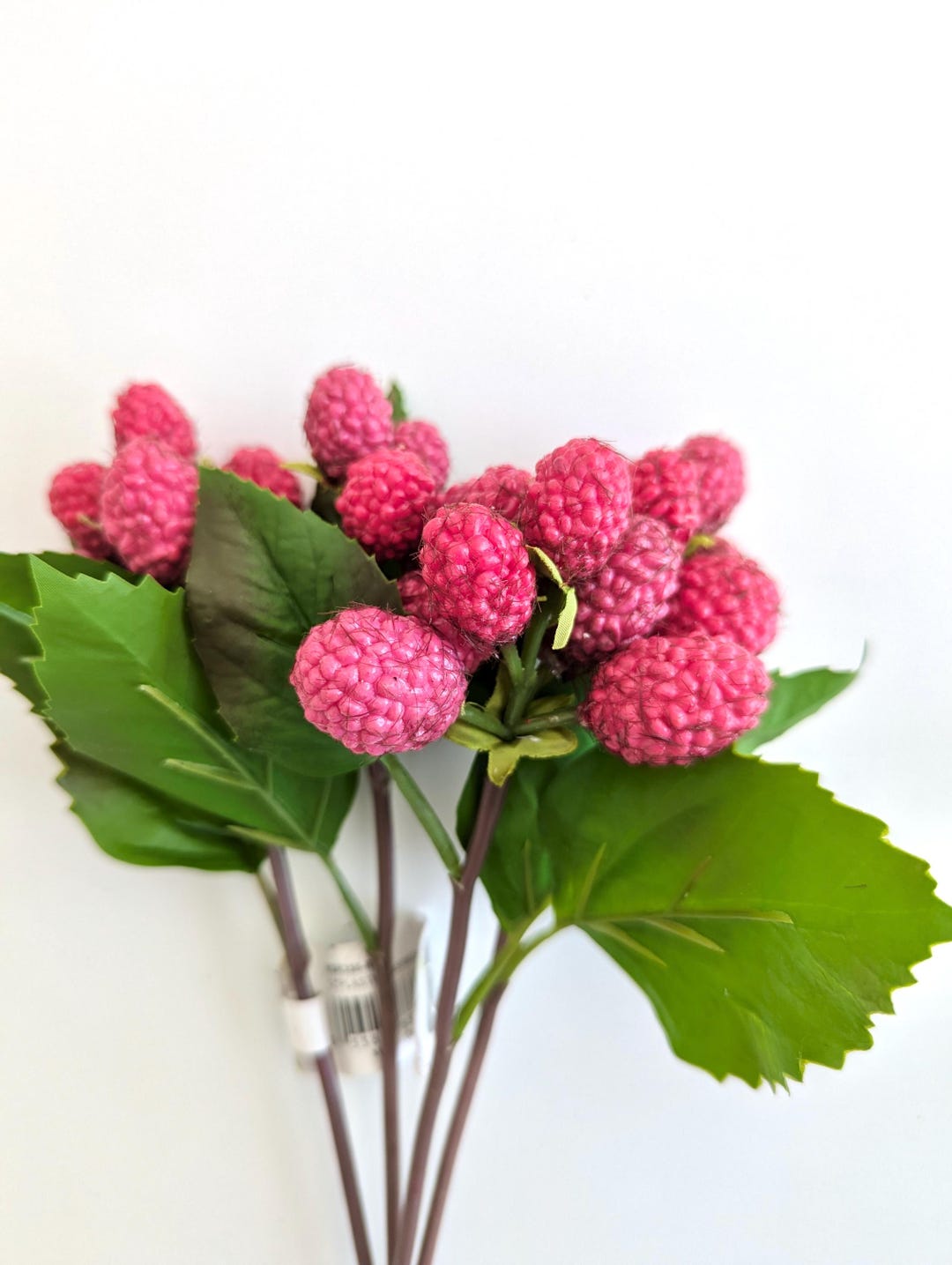 Artificial Raspberry Stems, Summer Berry Stems for Home Decor ...