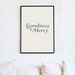 Goodness and Mercy Art Print, Digital Download Prints, Bible Verse ...