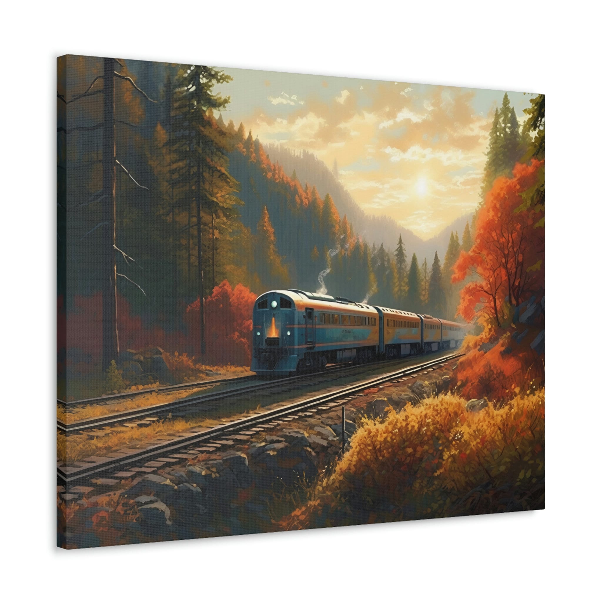 Experience the Magic of a Cool-looking Train Riding Through a ...