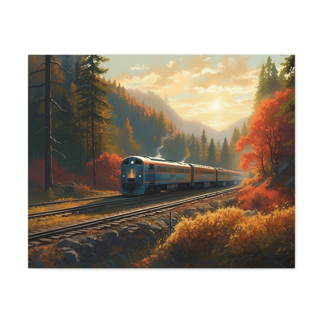 Experience the Magic of a Cool-looking Train Riding Through a ...