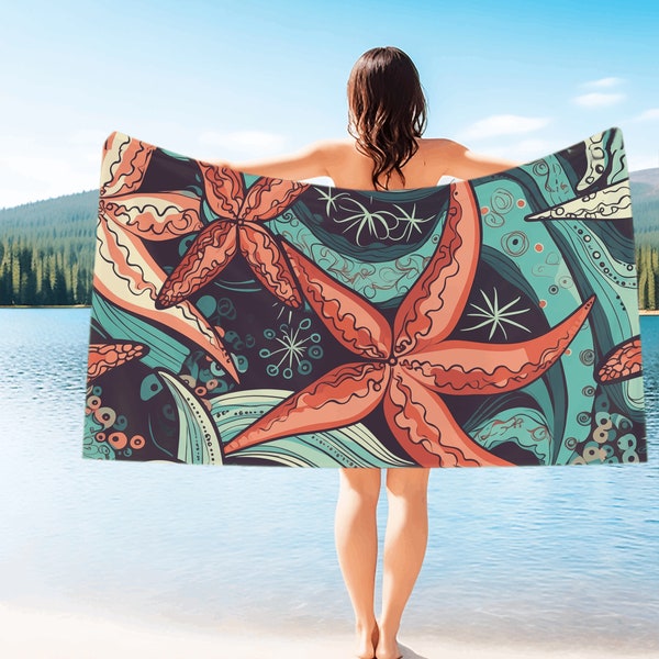 Starfish Towel - Etsy